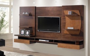 A floating TV console – Interior Era