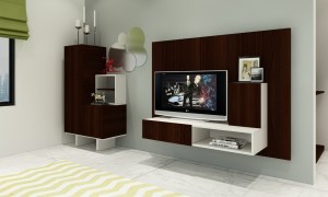 A floating TV console – Interior Era