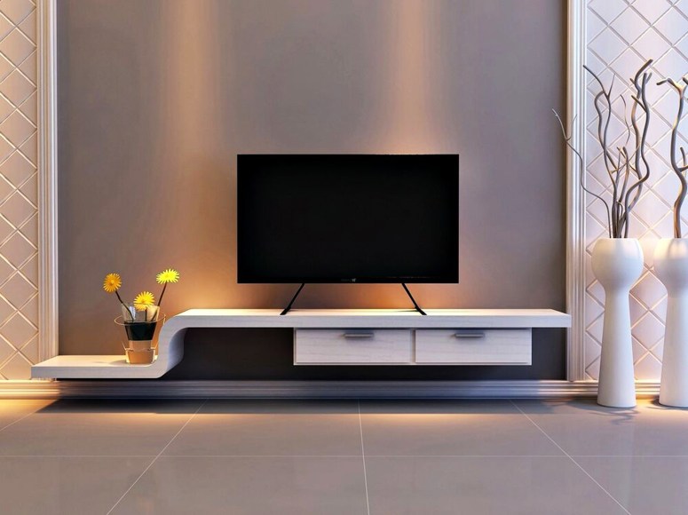 Minimalist TV Unit – Interior Era