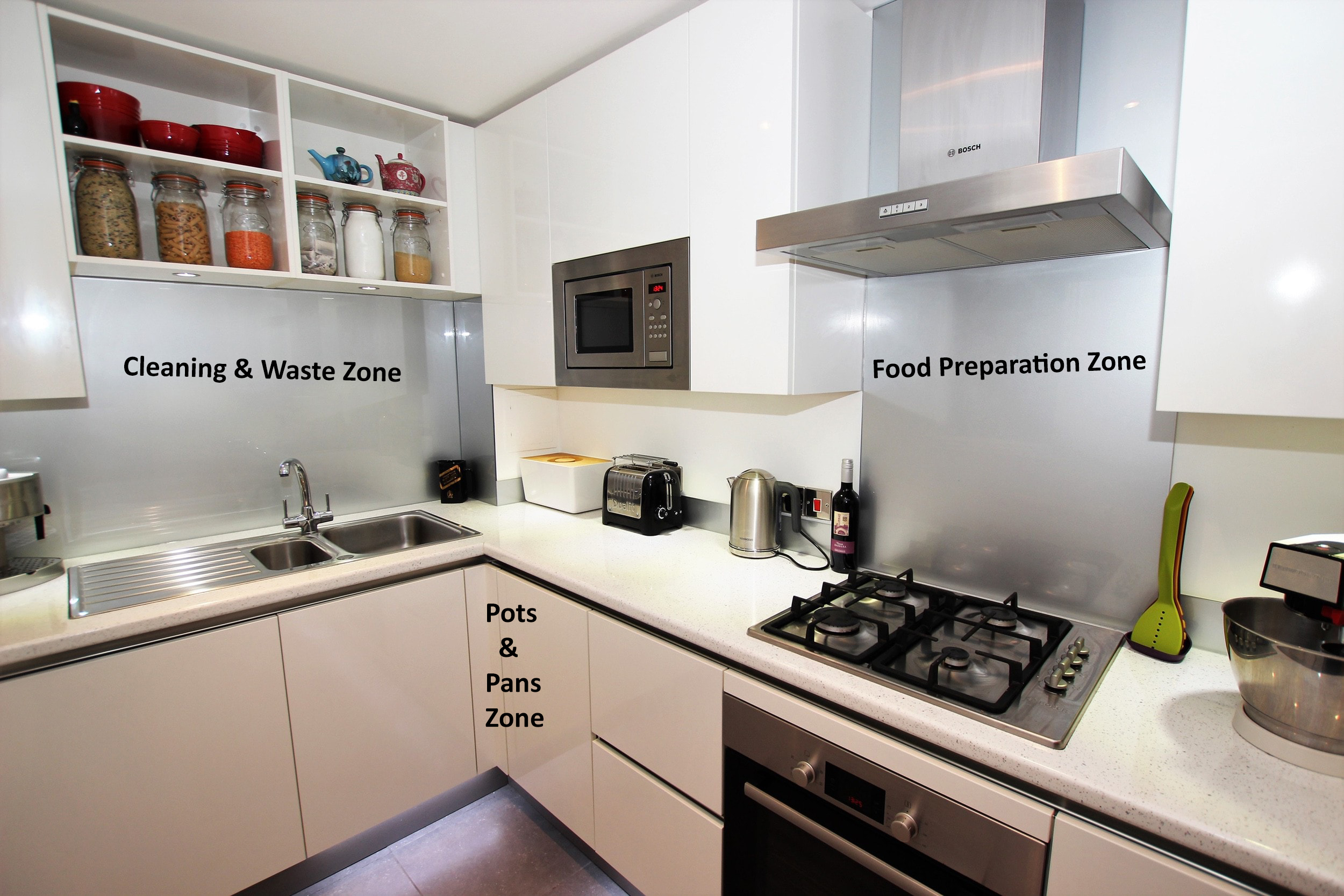 Designing a Smart Kitchen using Zones – Interior Era