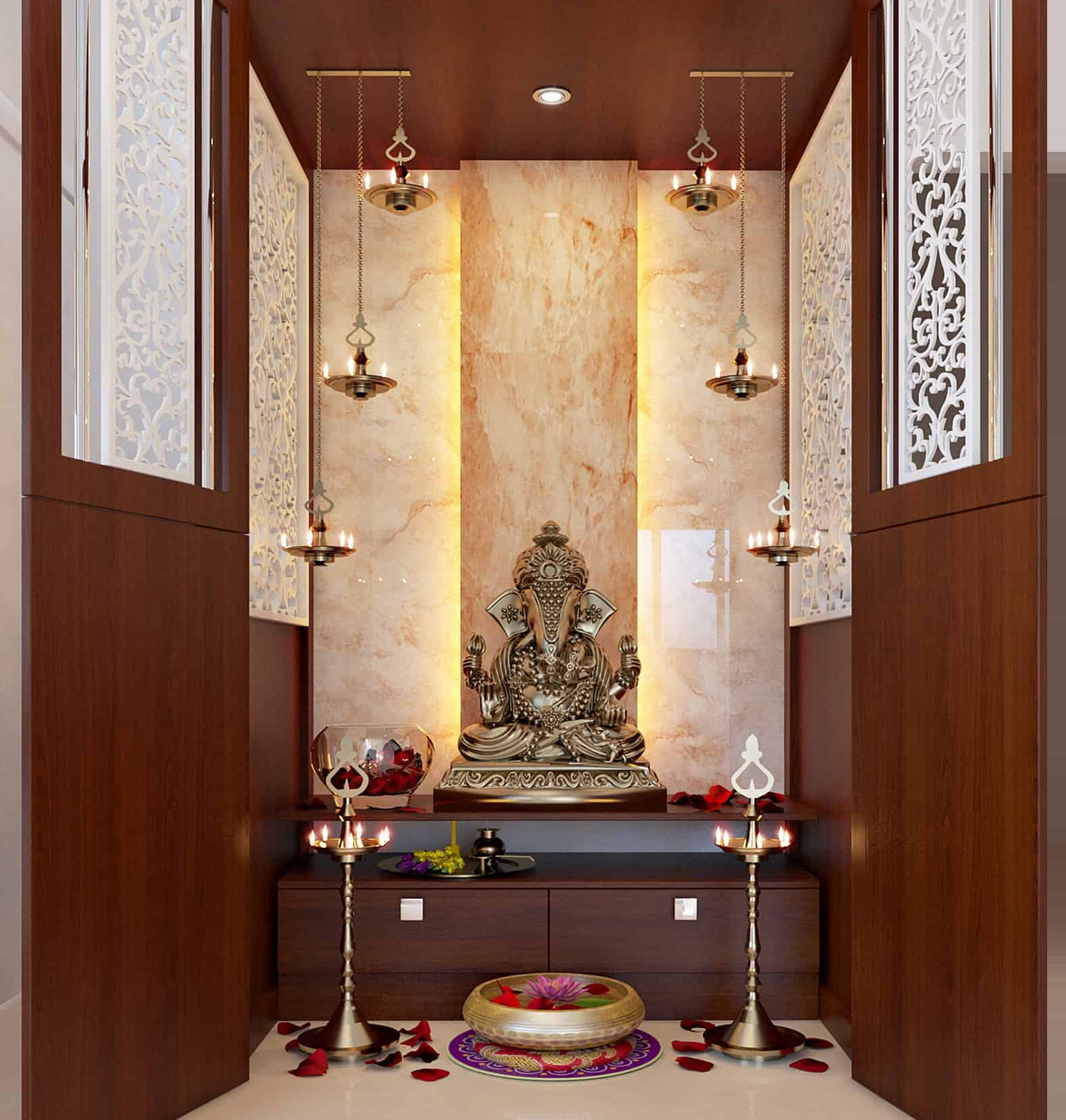The Pooja Room Design & Decoration – Interior Era